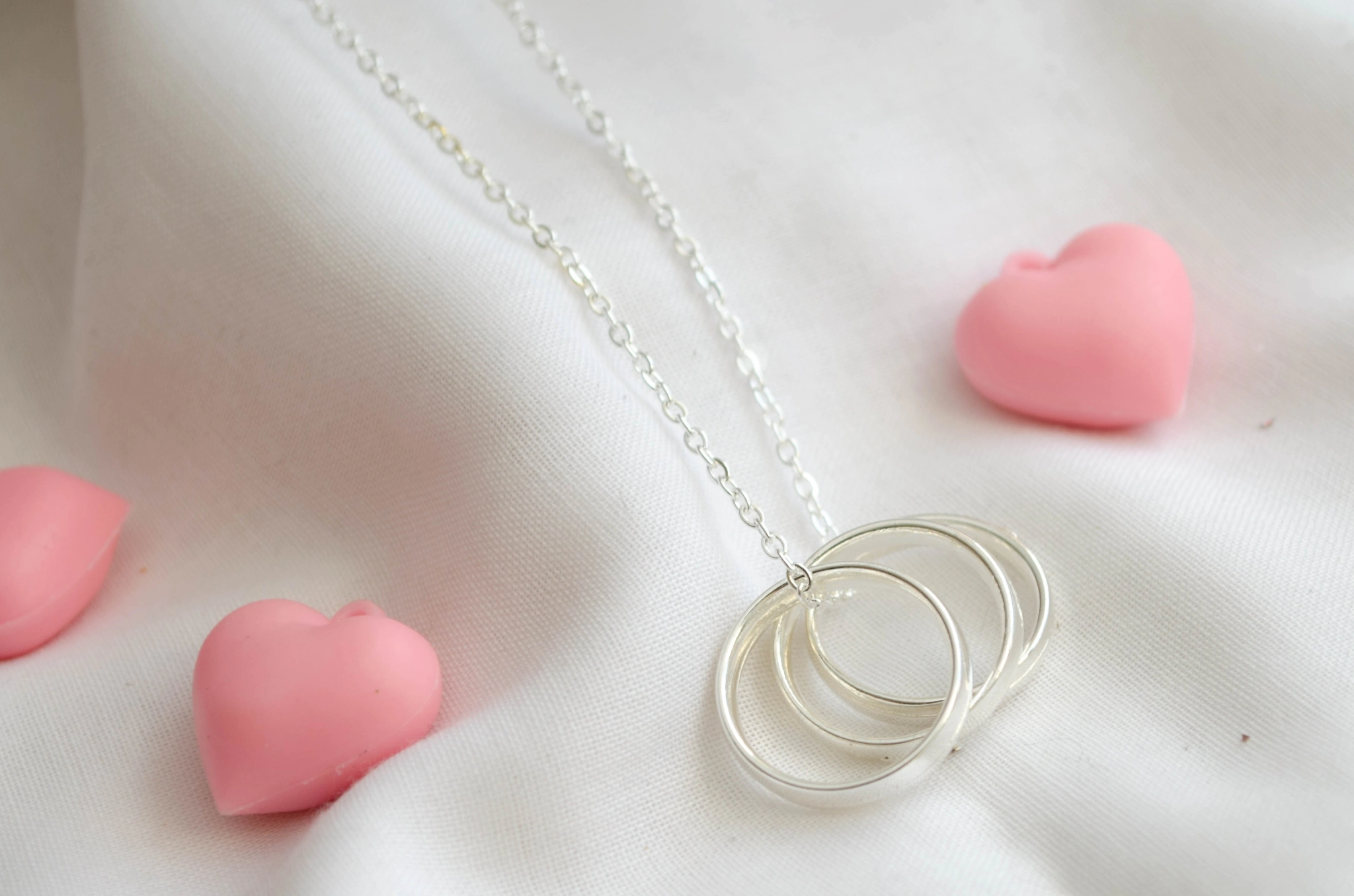 ABC1889 Cadena con 3 argollas 45cm